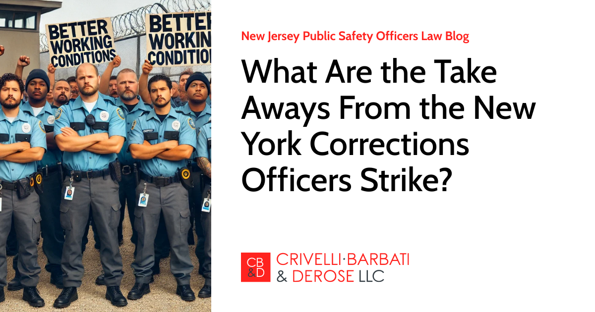 What Are the Take Aways From the New York Corrections Officers Strike ...