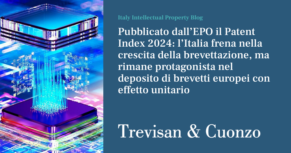 Pubblicato dall’EPO il Patent Index 2024: l’Italia frena nella crescita ...