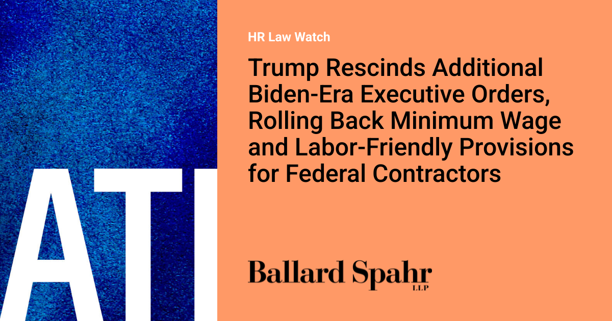 Trump Rescinds Additional Biden-Era Executive Orders, Rolling Back ...
