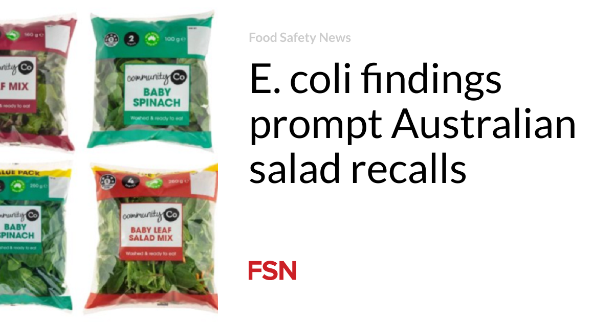E. coli findings prompt Australian salad recalls | Food Safety News
