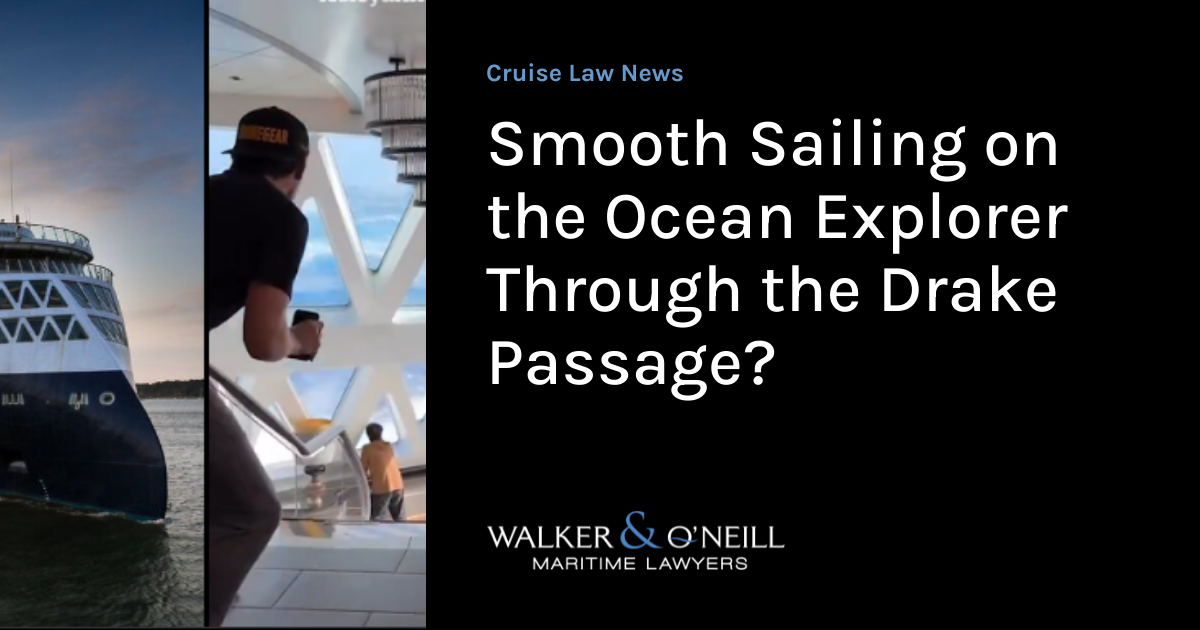 Smooth Sailing on the Ocean Explorer Through the Drake Passage ...