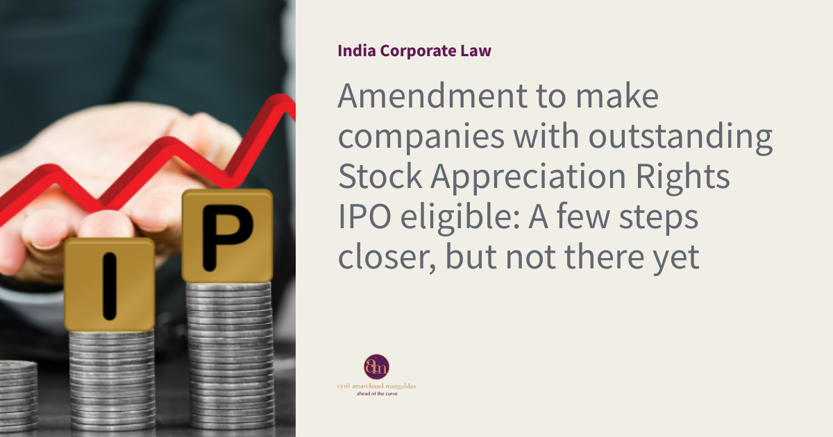 Amendment to make companies with outstanding Stock Appreciation Rights ...