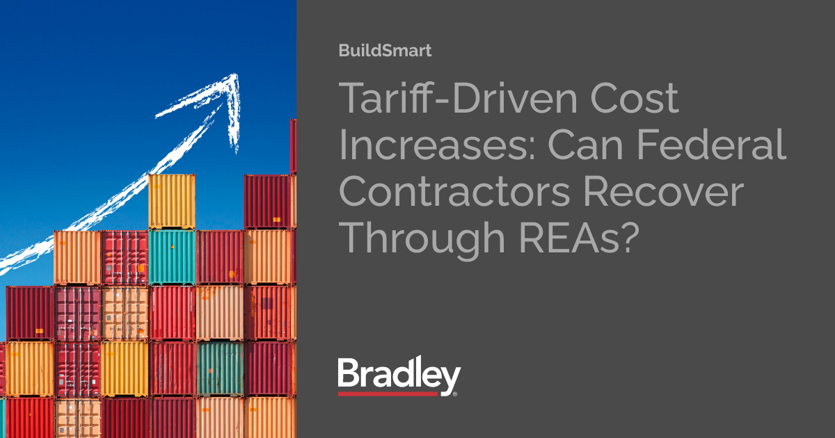 Tariff-Driven Cost Increases: Can Federal Contractors Recover Through ...