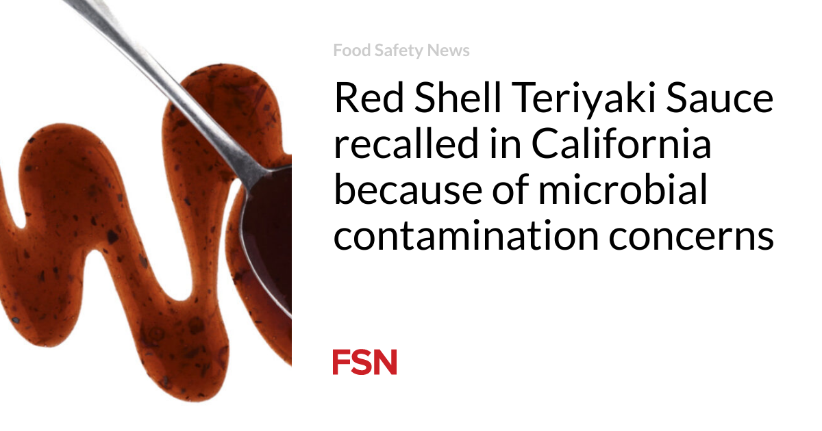 Red Shell Teriyaki Sauce recalled in California because of microbial ...