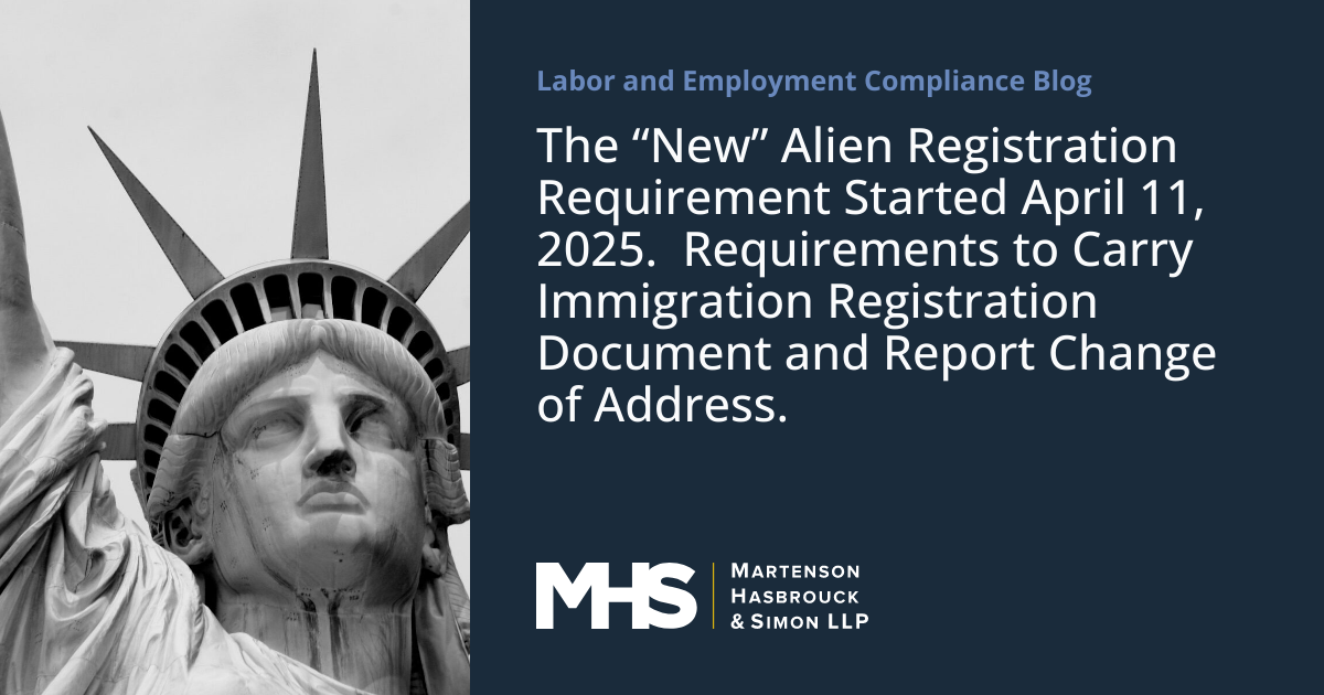 The “New” Alien Registration Requirement Started April 11, 2025 ...