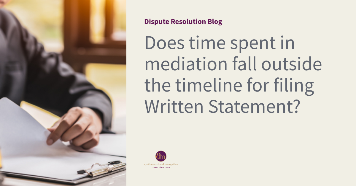 Does time spent in mediation fall outside the timeline for filing ...