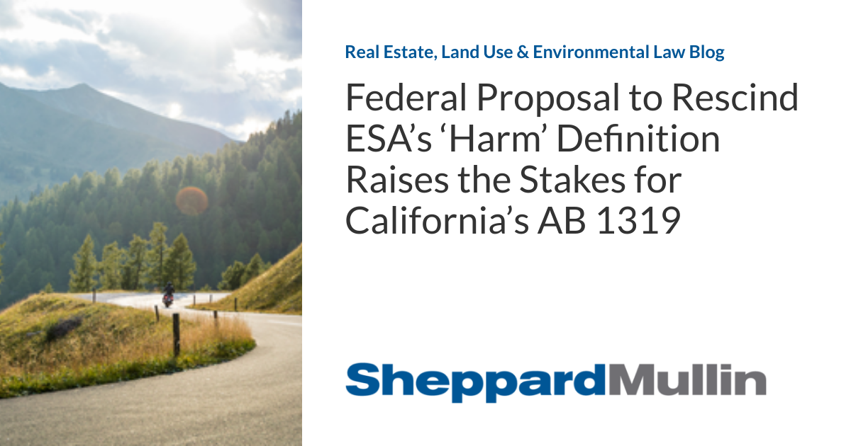 Federal Proposal to Rescind ESA’s ‘Harm’ Definition Raises the Stakes ...