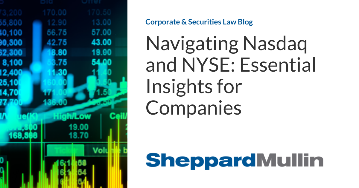 Navigating Nasdaq and NYSE: Essential Insights for Companies ...