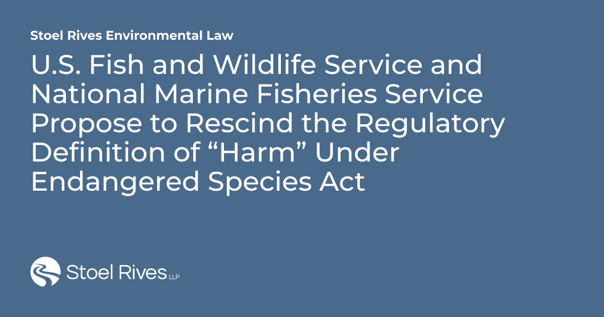 U.S. Fish and Wildlife Service and National Marine Fisheries Service ...
