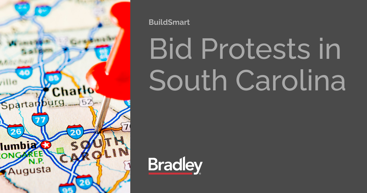 Bid Protests in South Carolina | BuildSmart