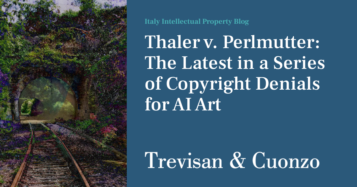 Thaler v. Perlmutter: The Latest in a Series of Copyright Denials for ...