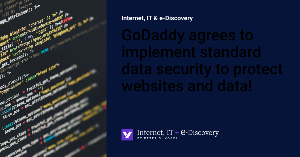 GoDaddy agrees to implement standard data security to protect websites ...