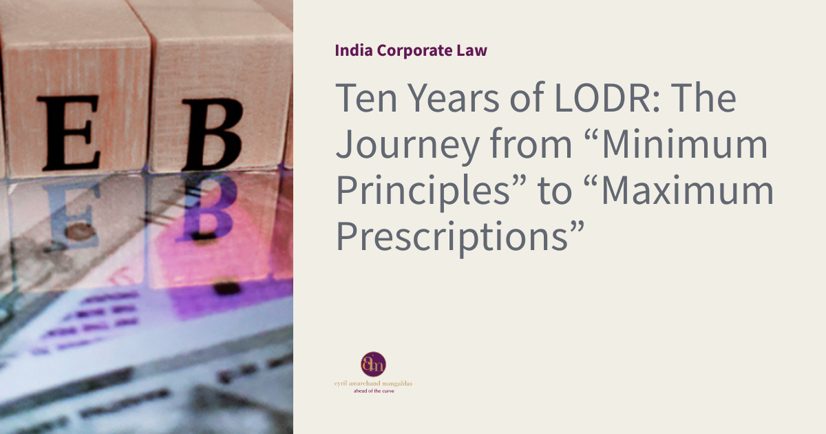 Ten Years of LODR: The Journey from “Minimum Principles” to “Maximum ...