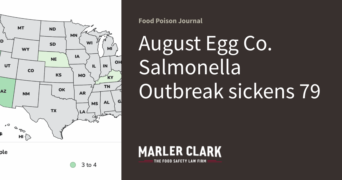 August Egg Co. Salmonella Outbreak sickens 79 | Food Poison Journal