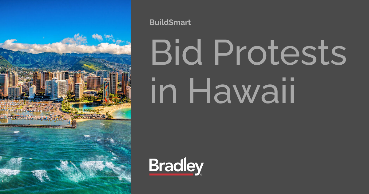 Bid Protests in Hawaii | BuildSmart
