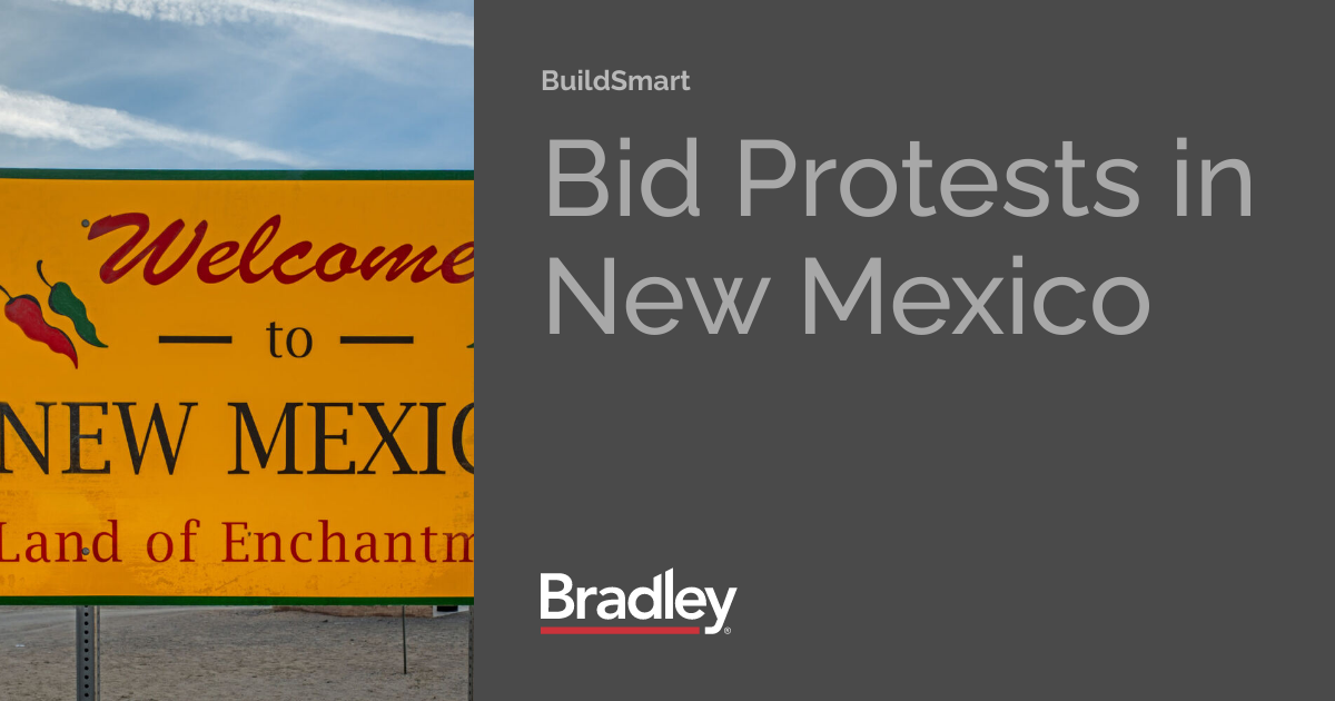 Bid Protests in New Mexico | BuildSmart