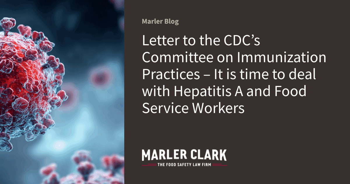 Letter to the CDC’s Committee on Immunization Practices – It is time to ...
