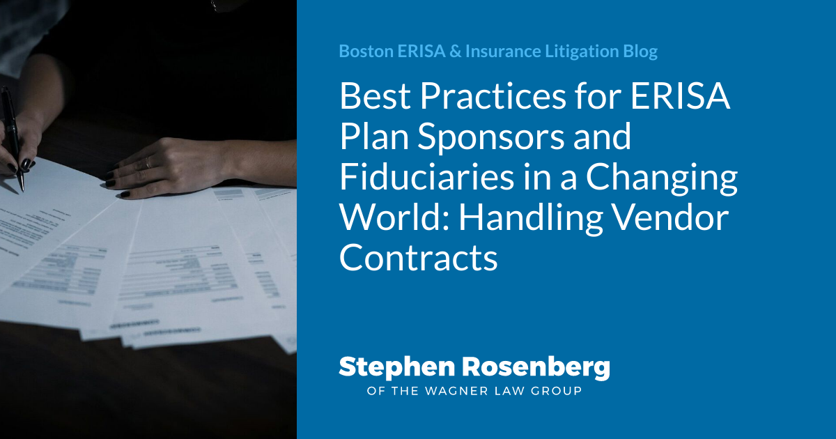 Best Practices for ERISA Plan Sponsors and Fiduciaries in a Changing ...
