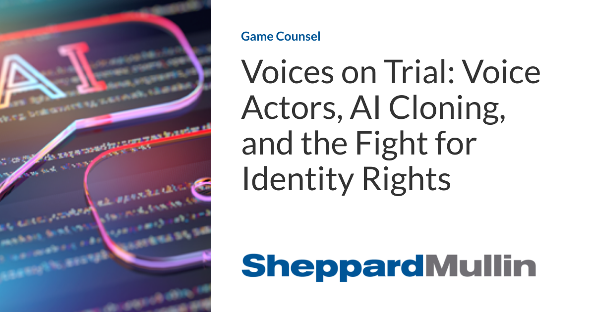 Voices on Trial: Voice Actors, AI Cloning, and the Fight for Identity ...