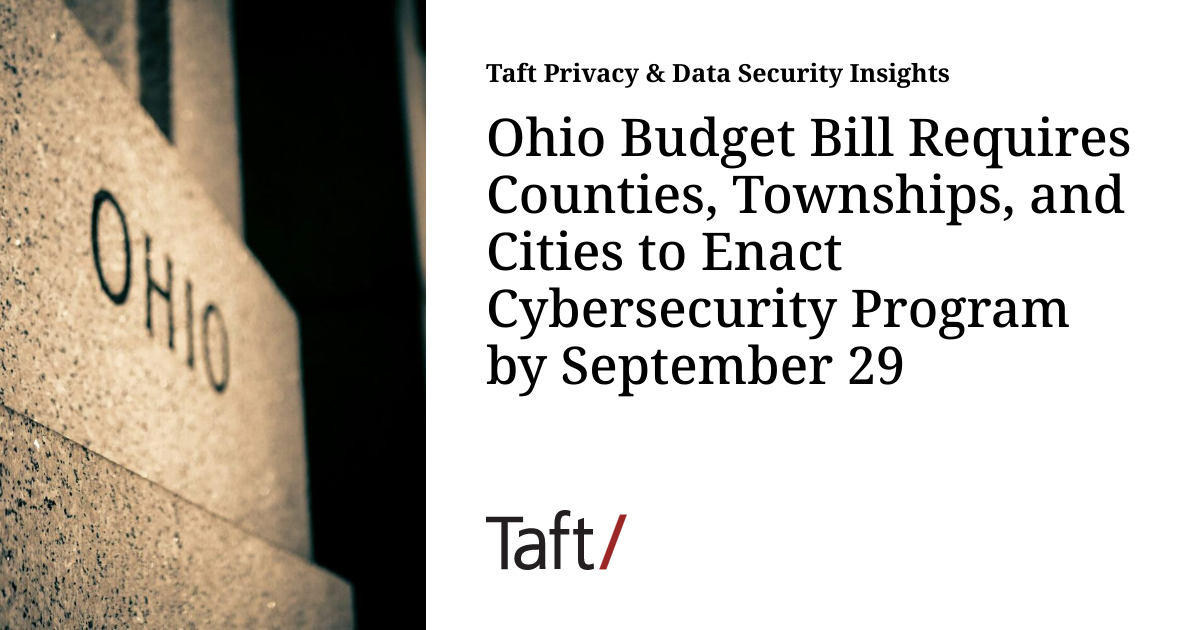 Ohio Budget Bill Requires Counties, Townships, and Cities to Enact ...