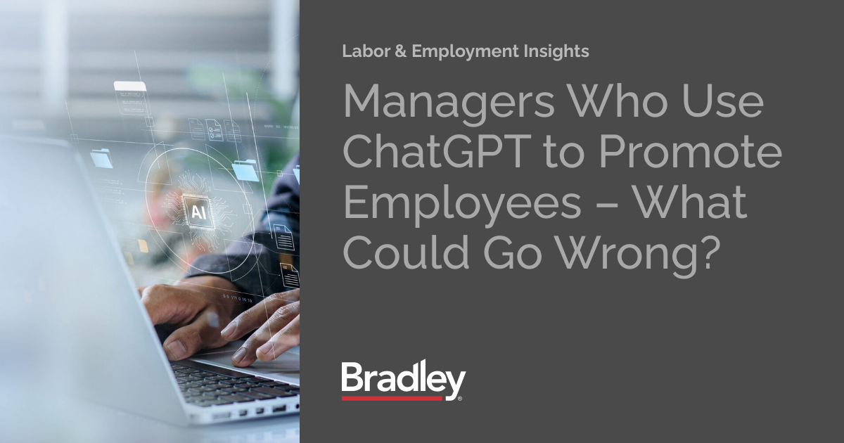 Managers Who Use ChatGPT to Promote Employees – What Could Go Wrong ...