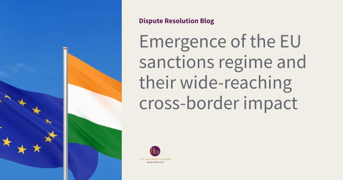 Emergence of the EU sanctions regime and their wide-reaching cross ...