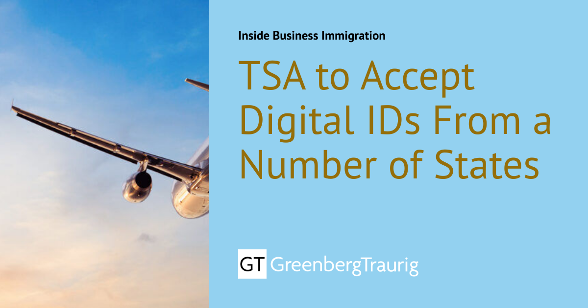 TSA to Accept Digital IDs From a Number of States | Inside Business ...