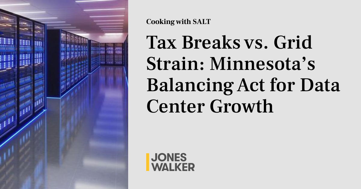 Tax Breaks vs. Grid Strain: Minnesota’s Balancing Act for Data Center ...