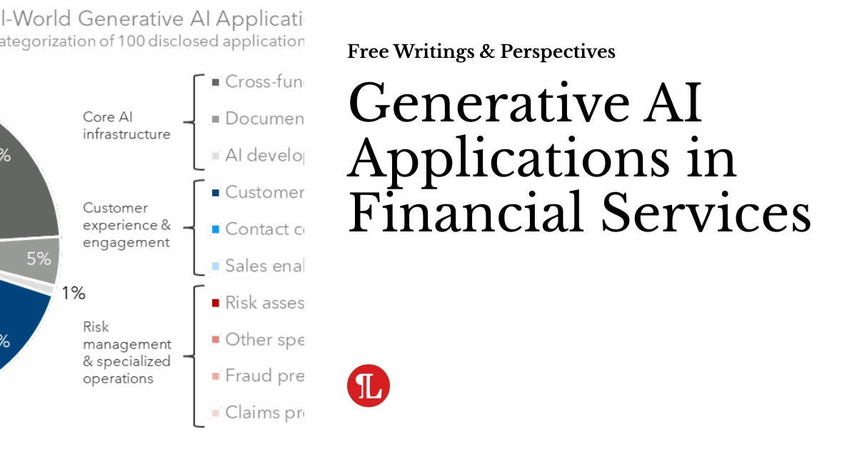 Generative AI Applications in Financial Services | Free Writings ...