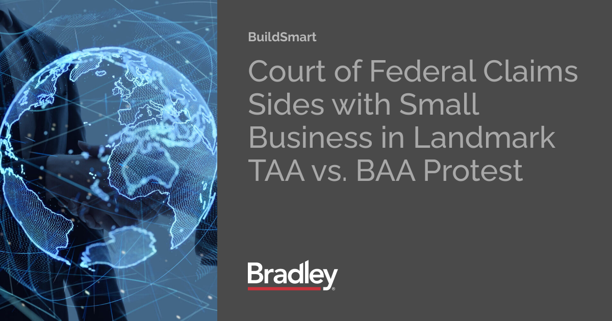 Court of Federal Claims Sides with Small Business in Landmark TAA vs ...