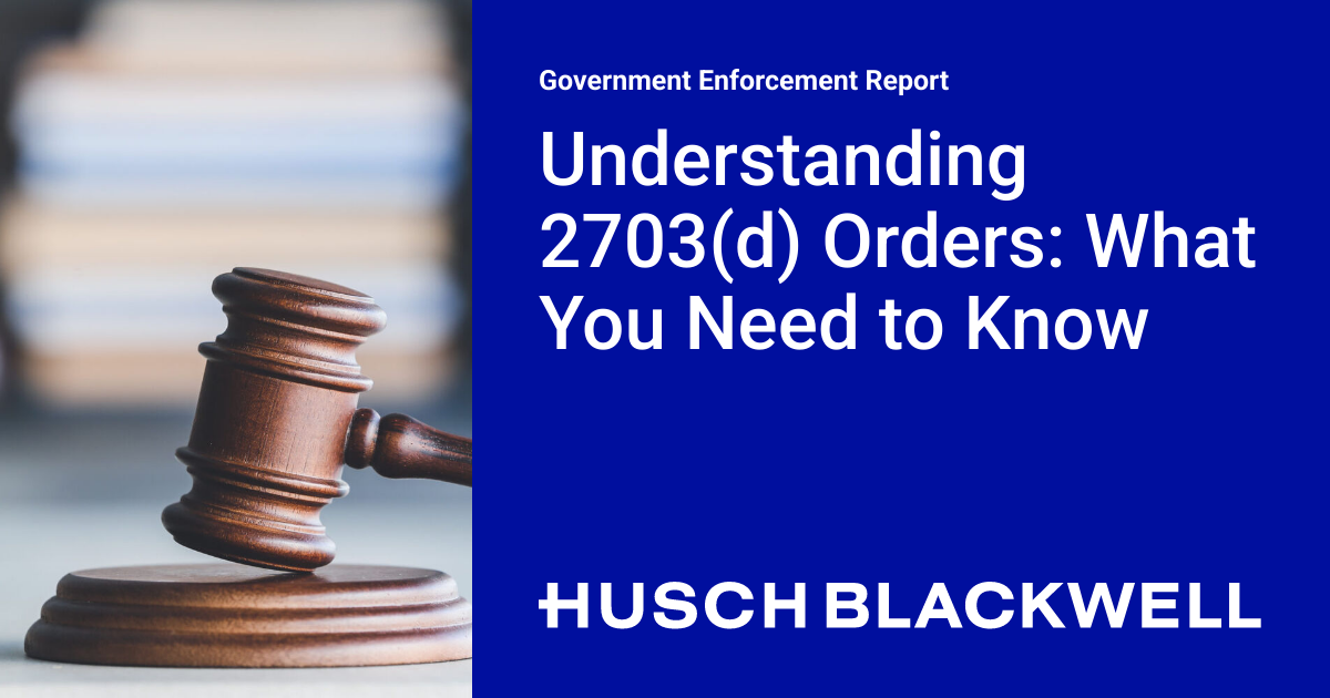 Understanding 2703(d) Orders: What You Need to Know | Government ...