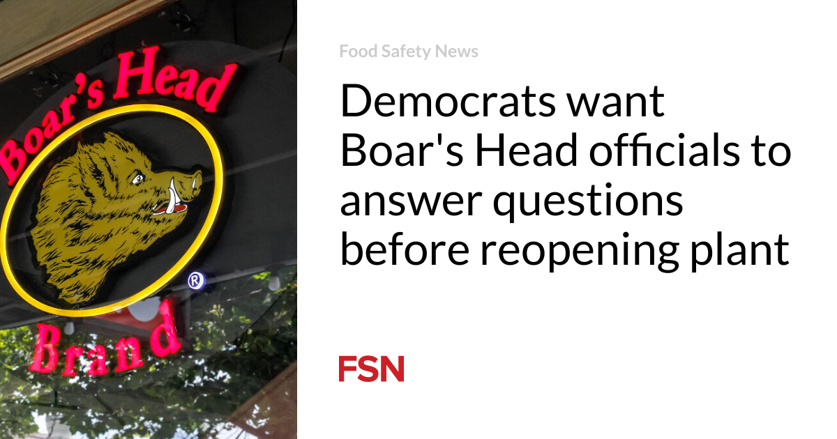 Democrats want Boar's Head officials to answer questions before ...