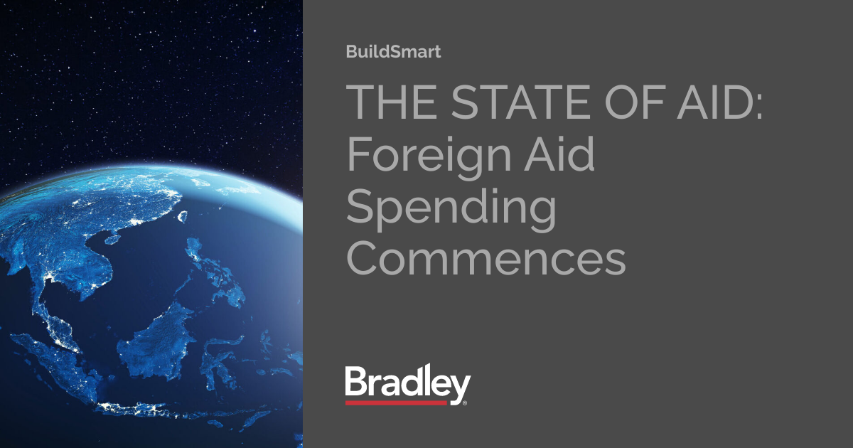 THE STATE OF AID: Foreign Aid Spending Commences | BuildSmart