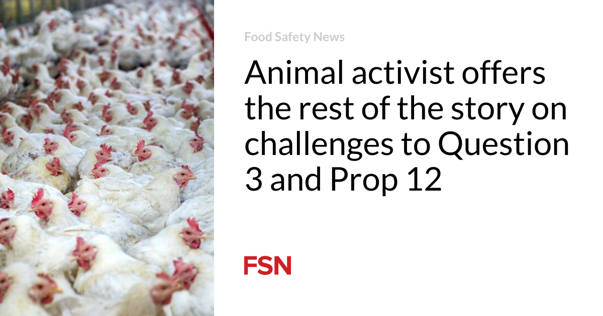 Animal activist offers the rest of the story on challenges to Question ...