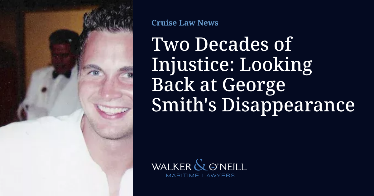 Two Decades of Injustice: Looking Back at George Smith's Disappearance ...