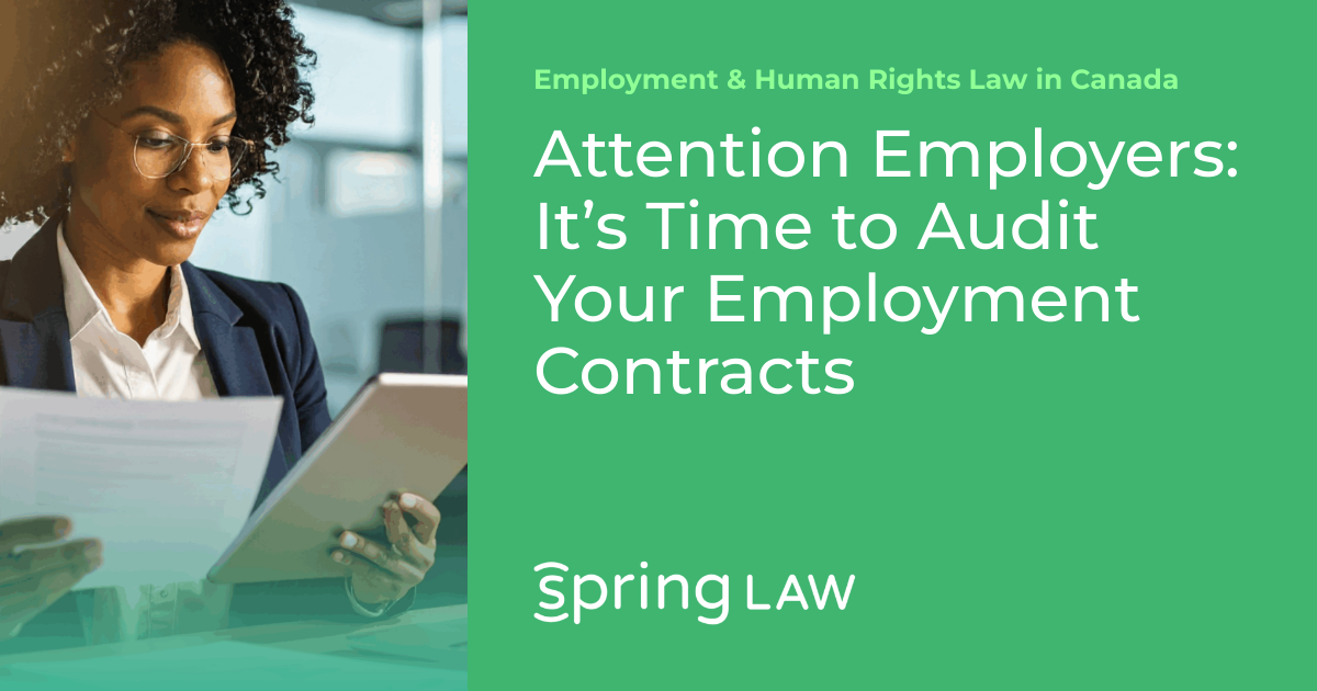 Attention Employers: It’s Time to Audit Your Employment Contracts ...