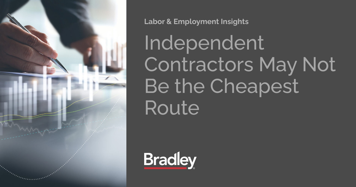 Independent Contractors May Not Be the Cheapest Route | Labor ...