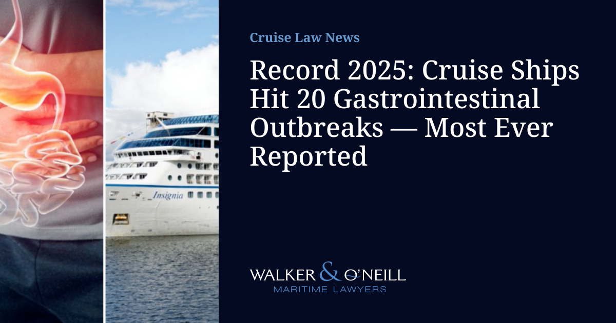 Record 2025: Cruise Ships Hit 20 Gastrointestinal Outbreaks — Most Ever ...