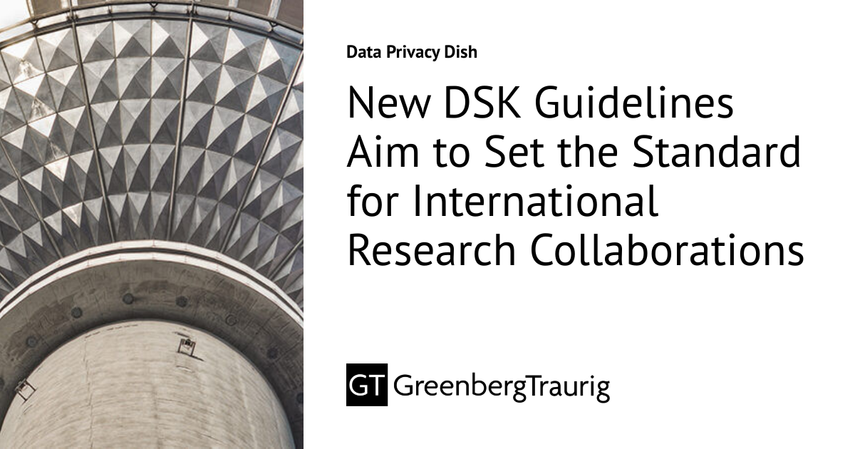 New DSK Guidelines Aim to Set the Standard for International Research ...