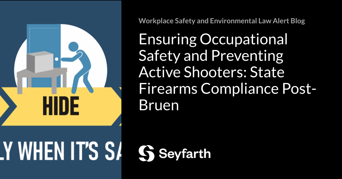 Ensuring Occupational Safety and Preventing Active Shooters: State ...