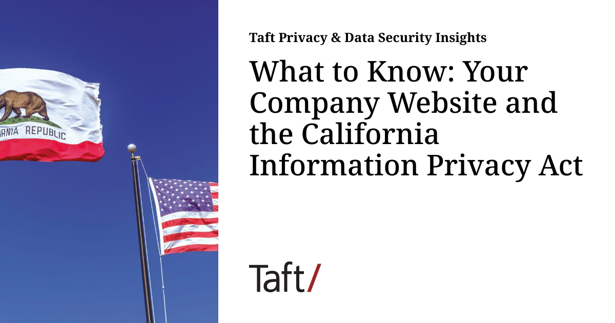 What to Know: Your Company Website and the California Information ...