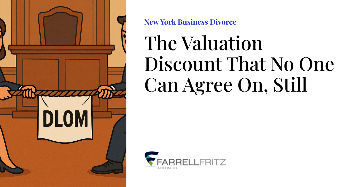 The Valuation Discount That No One Can Agree On, Still | New York ...