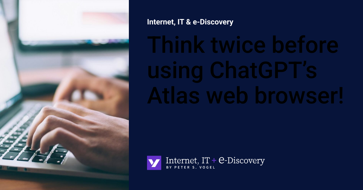 Think twice before using ChatGPT’s Atlas web browser! | Internet, IT ...