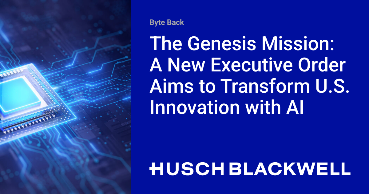 The Genesis Mission: A New Executive Order Aims to Transform U.S ...