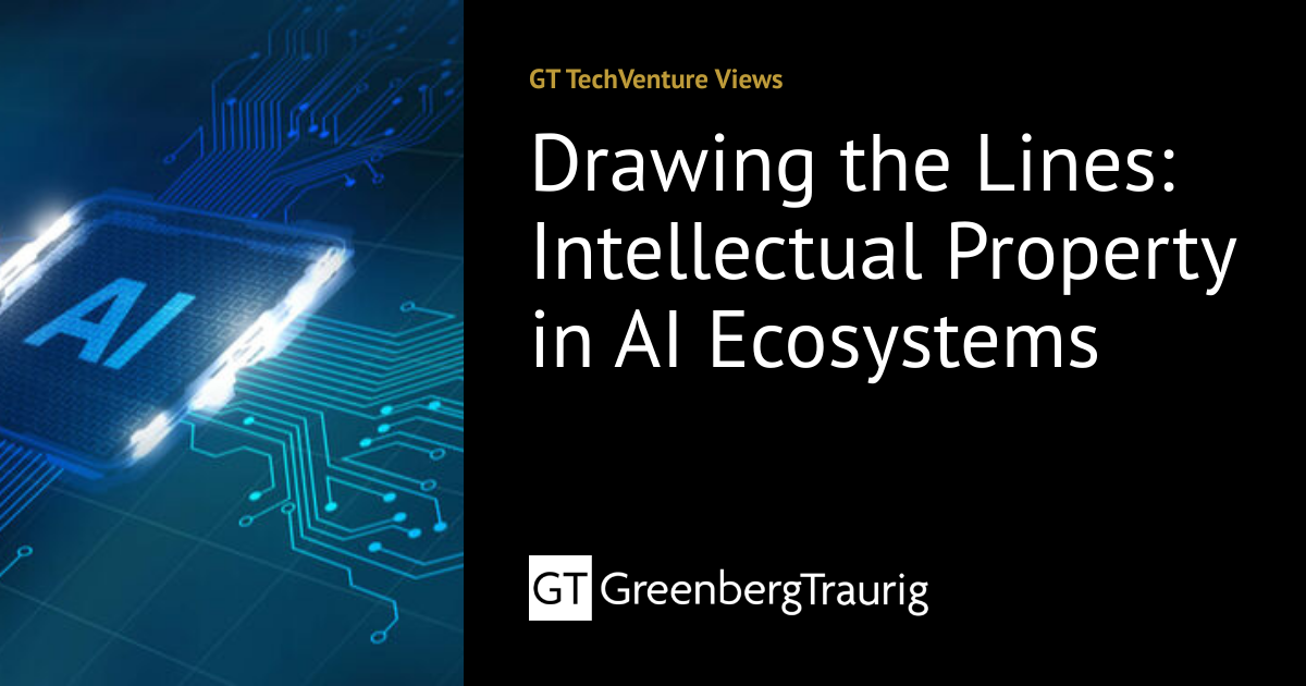 Drawing the Lines: Intellectual Property in AI Ecosystems | GT ...