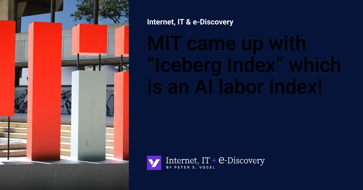 MIT came up with “Iceberg Index” which is an AI labor index! | Internet ...