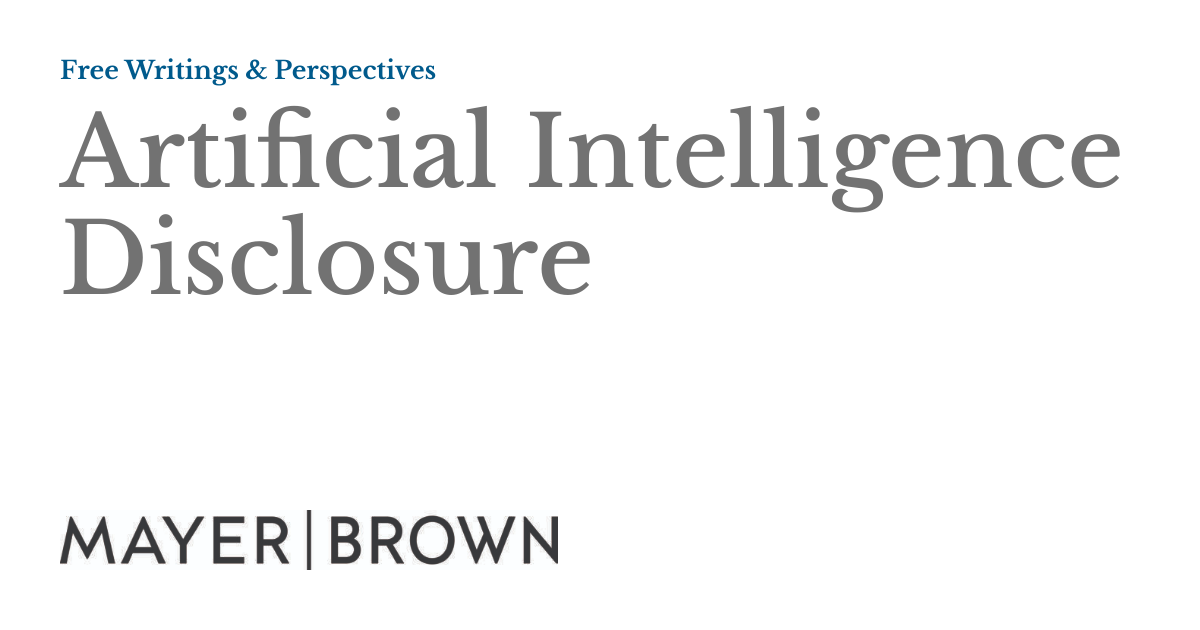 Artificial Intelligence Disclosure | Free Writings & Perspectives