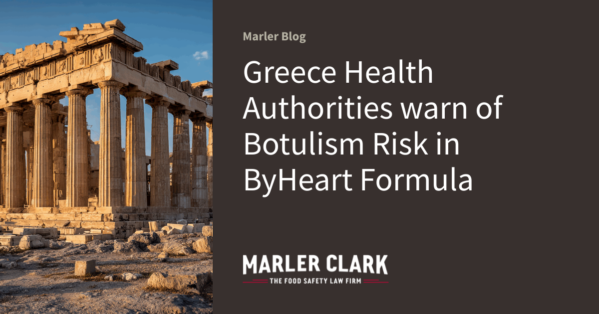 Greece Health Authorities warn of Botulism Risk in ByHeart Formula ...