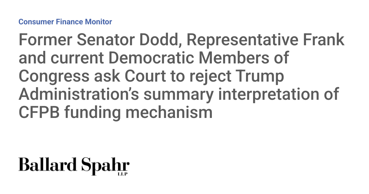 Former Senator Dodd, Representative Frank and current Democratic ...