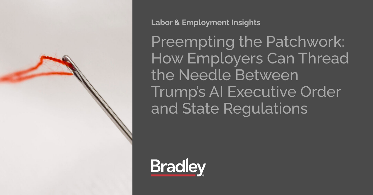 Preempting the Patchwork: How Employers Can Thread the Needle Between ...